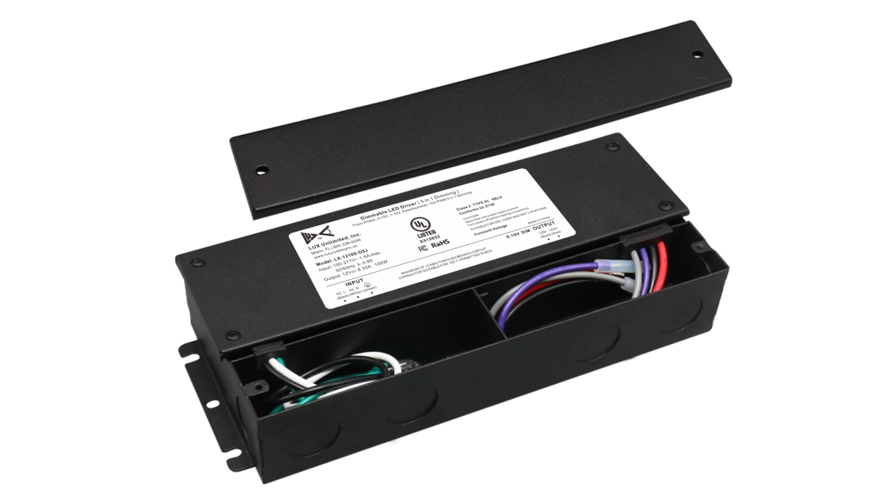 24V Dimmable LED driver with junction box - Future Designs